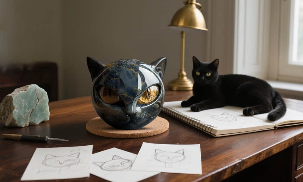 This Sculptural Cat Isn’t Loud or Trendy—But It Radiates Taste & Makes ...